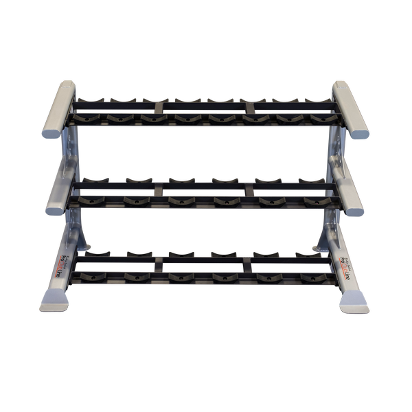 Pro Clubline - 3 Tier Saddle Dumbbell Rack (SDKR1000SD) – Drop Box Gym